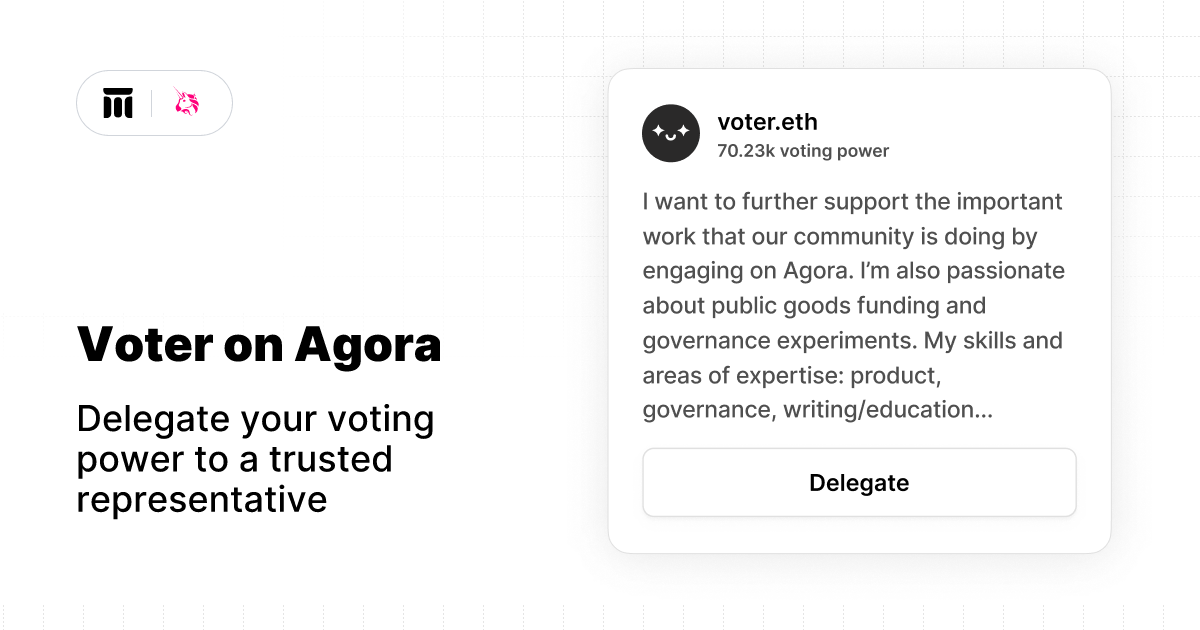 Voter on Agora